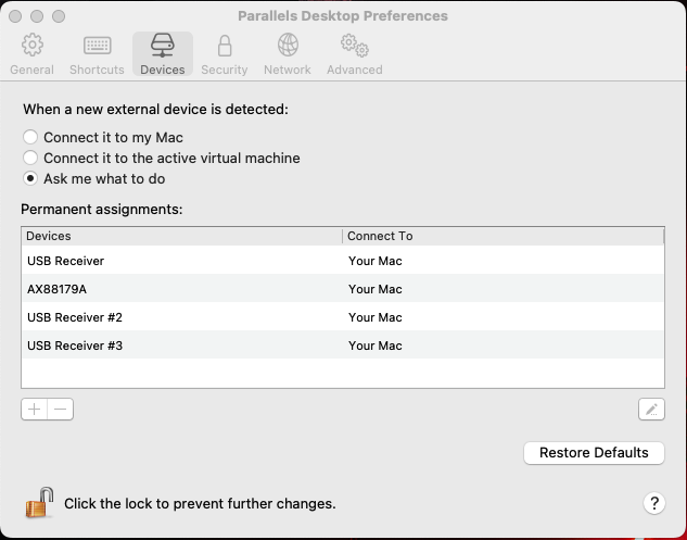 Kb Parallels Multiple Entries For The Same Usb Device In Parallels Desktop Preferences